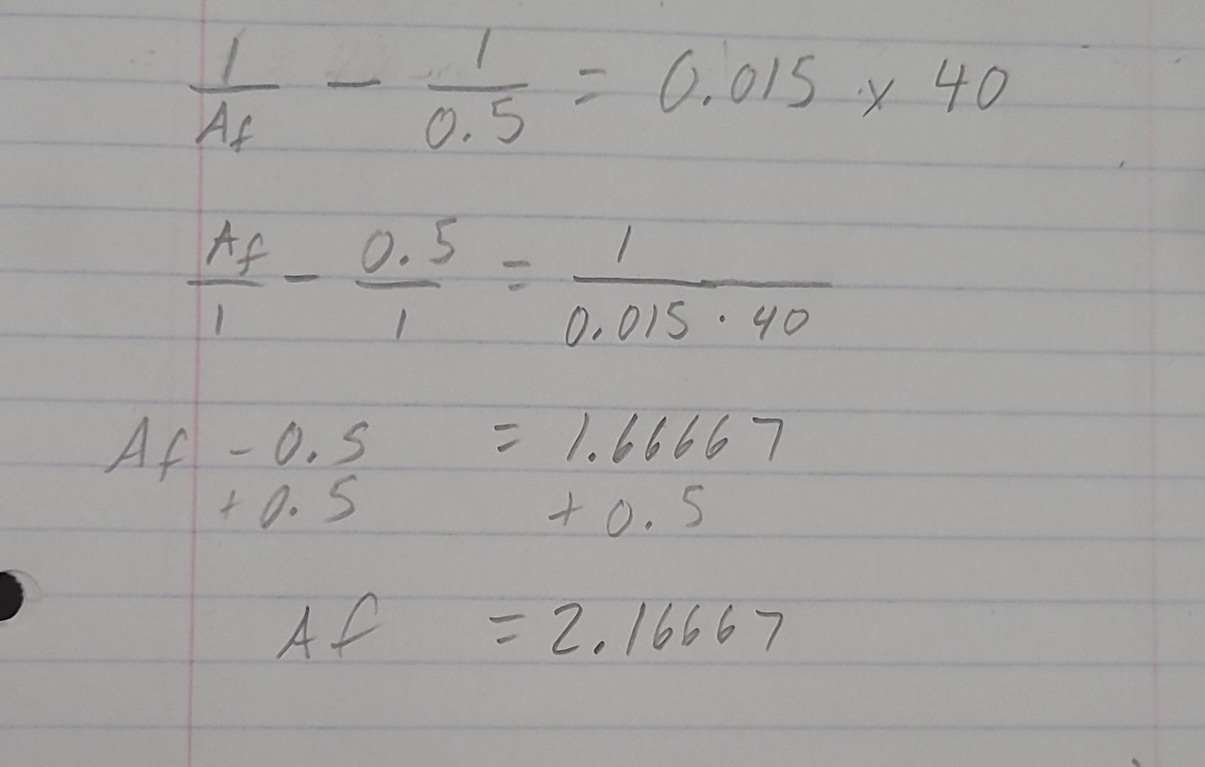 Solved How did I go wrong with my math? I thumbs up. | Chegg.com