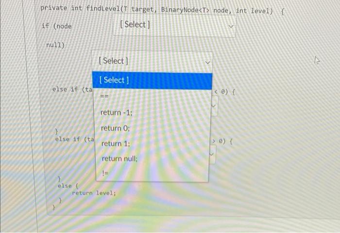 Solved Complete the helper method for a recursive binary | Chegg.com