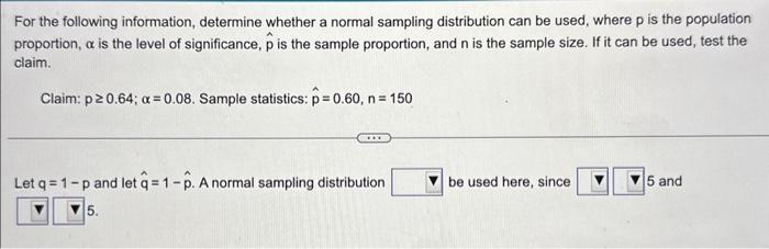 Solved For the following information, determine whether a | Chegg.com