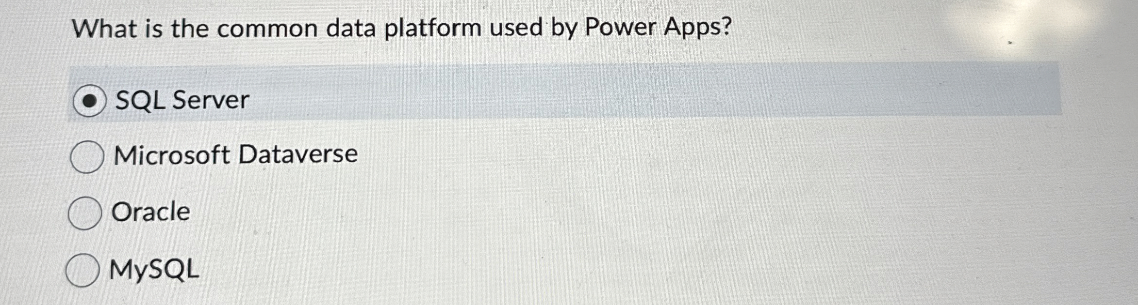 Solved What is the common data platform used by Power | Chegg.com
