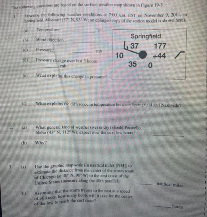 Solved EXERCISE 19 PROBLEMSPART I The following questions | Chegg.com