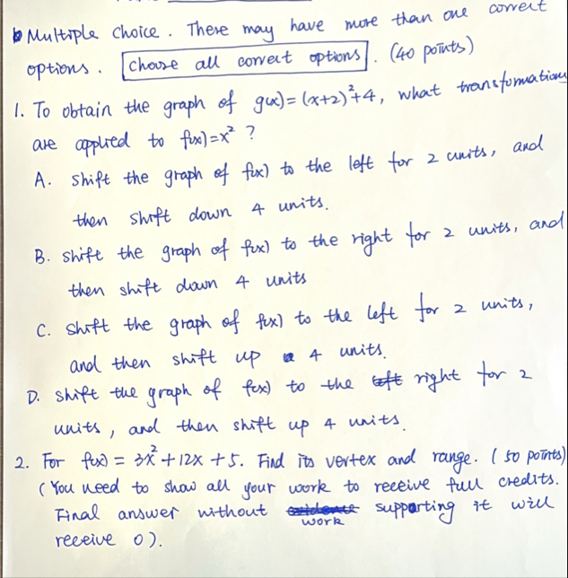 Solved Multiple choice. There may have more than one | Chegg.com