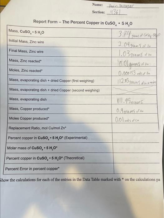 Solved Background The Law of Definite Composition states | Chegg.com