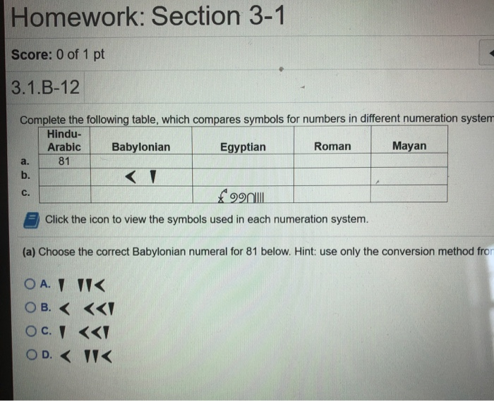 Solved Homework: Section 3-1 Score: 0 of 1 pt 3.1.B-12 | Chegg.com