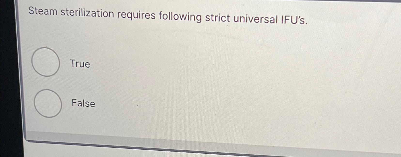 Solved Steam sterilization requires following strict | Chegg.com