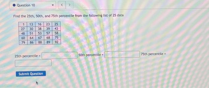 Solved Find the 14th percentile, P14, from the following | Chegg.com