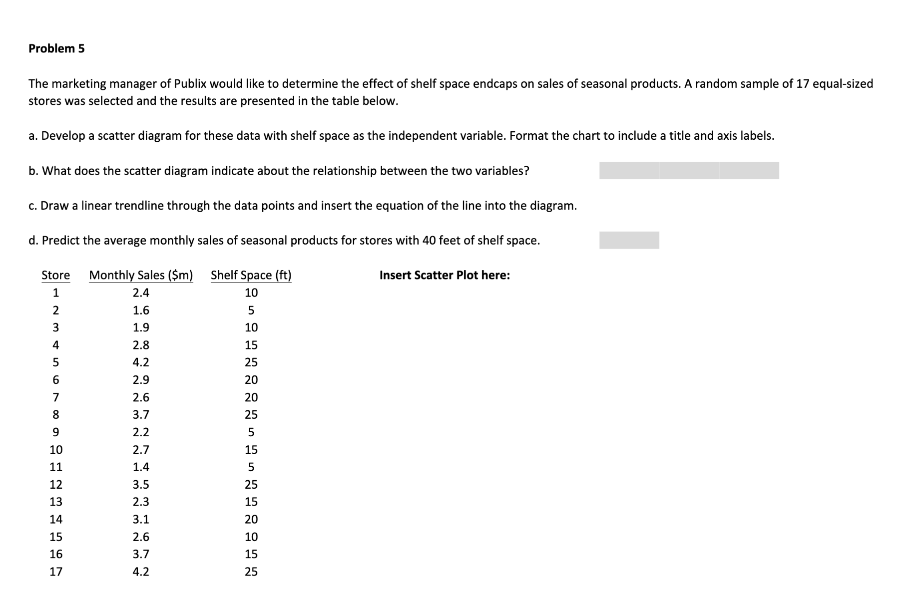 Please provide all the XCEL functions that were used. | Chegg.com