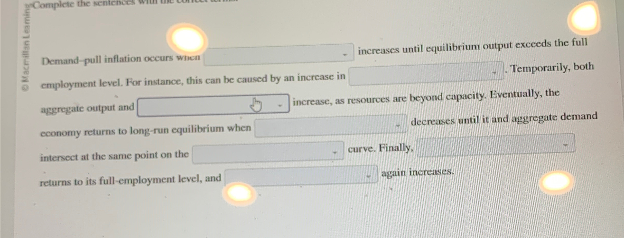 Solved increases until equilibrium output exceeds the | Chegg.com