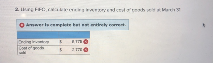 Solved Using FIFO and LIFO, calculate ending inventory and | Chegg.com