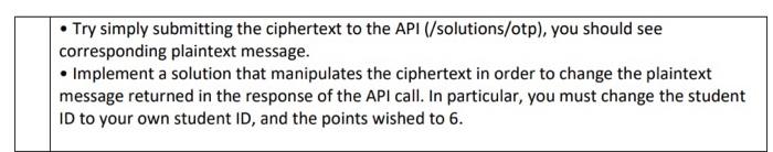 Solved 7 Otp Messages Integrity Extend The Python Scr