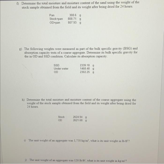 Solved 1. Sieve Gradation of an Aggregate Mix. a) Determine | Chegg.com