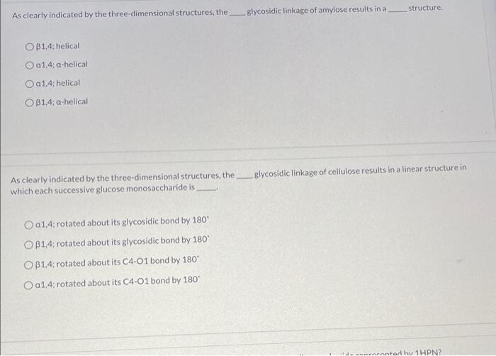 Solved As clearly indicated by the three-dimensional | Chegg.com