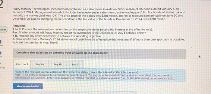 Fuzzy Monkey Technologies, Incorporated purchased as | Chegg.com