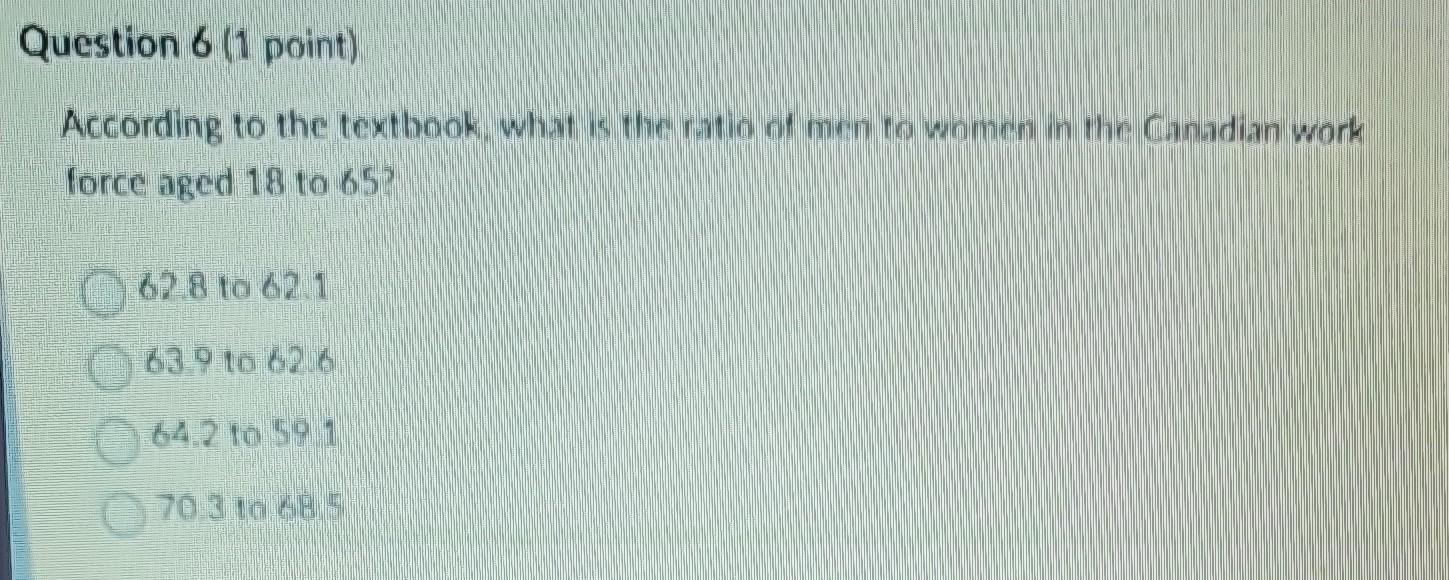 Solved According to the texthook. what is the ratio of men | Chegg.com