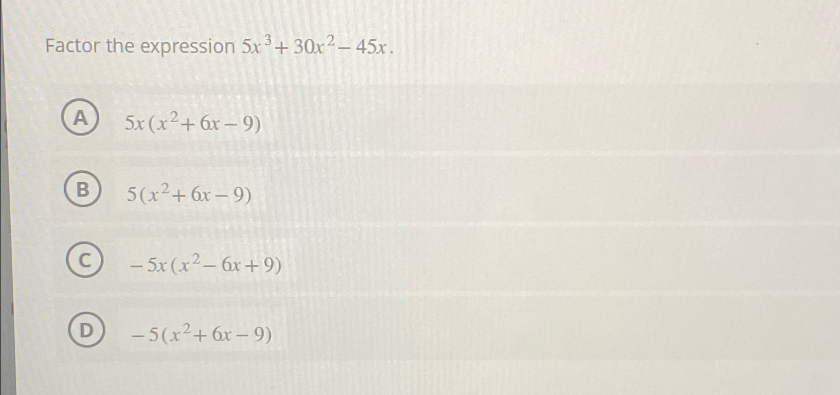 Solved Factor the expression | Chegg.com