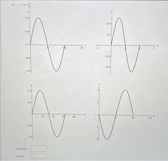 Solved Use the graphs of the sine and cosine to sketch one | Chegg.com