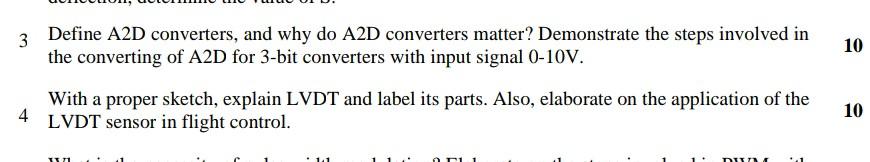 Solved Define A2D converters, and why do A2D converters | Chegg.com