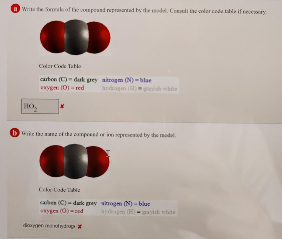 Solved a Write the formula of the compound represented by | Chegg.com
