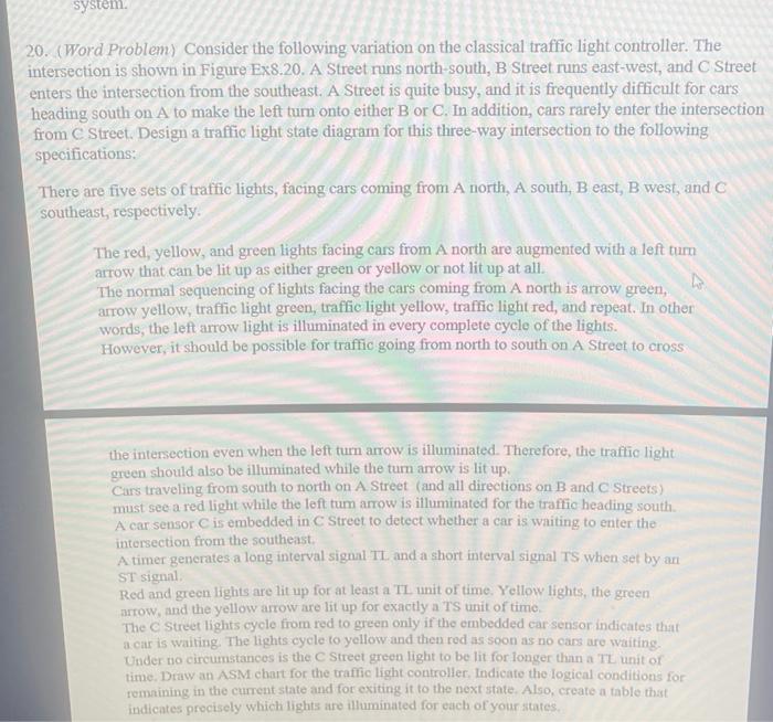 Solved 2. Traffic Light Controller (Interface components: | Chegg.com