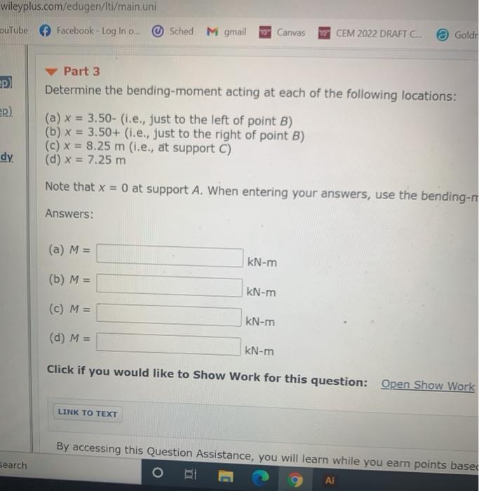Solved ignment CALCULATOR PRINTER VERSION « BACK NEXT ES | Chegg.com
