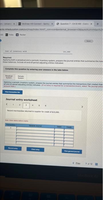 Solved Exercise 8-4 (Algo) Perpetual and periodic inventory | Chegg.com