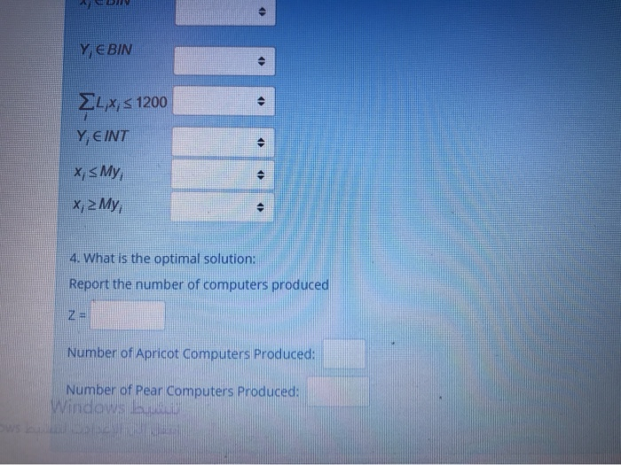 Solved Fruit Computer produces two types of computers: Pear | Chegg.com