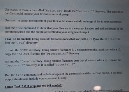 Solved Create a directory called " ∼? ﻿Test 2024 " ﻿and make | Chegg.com
