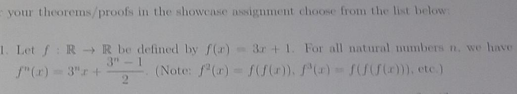 Solved The Proof Methods Showcase will be a typed document | Chegg.com