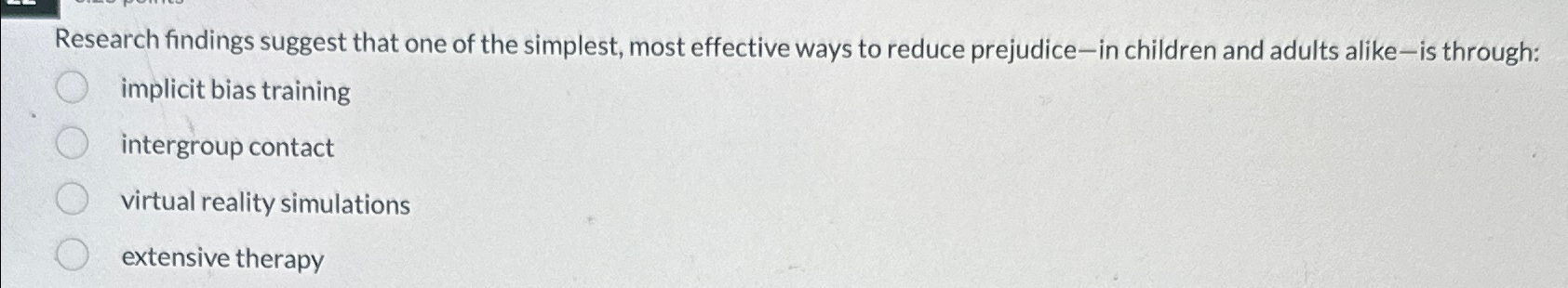 Solved Research findings suggest that one of the simplest, | Chegg.com