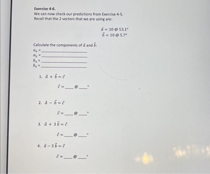 Solved Exercise 4-6. We can now check our predictions from | Chegg.com Solved Exercise 4-6. We can now check our predictions from | Chegg.com