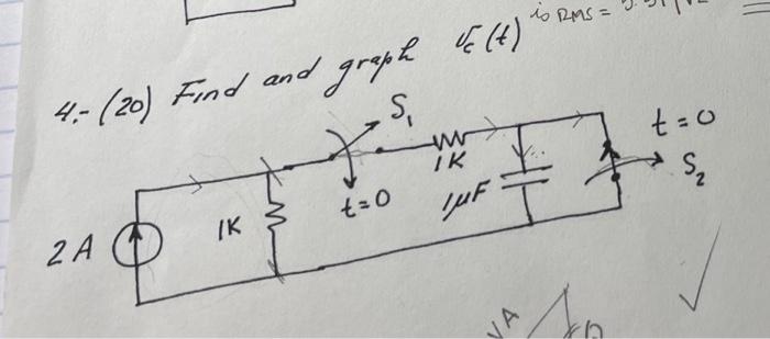 Solved …−1 and graph rc(t)i0 Rns = | Chegg.com