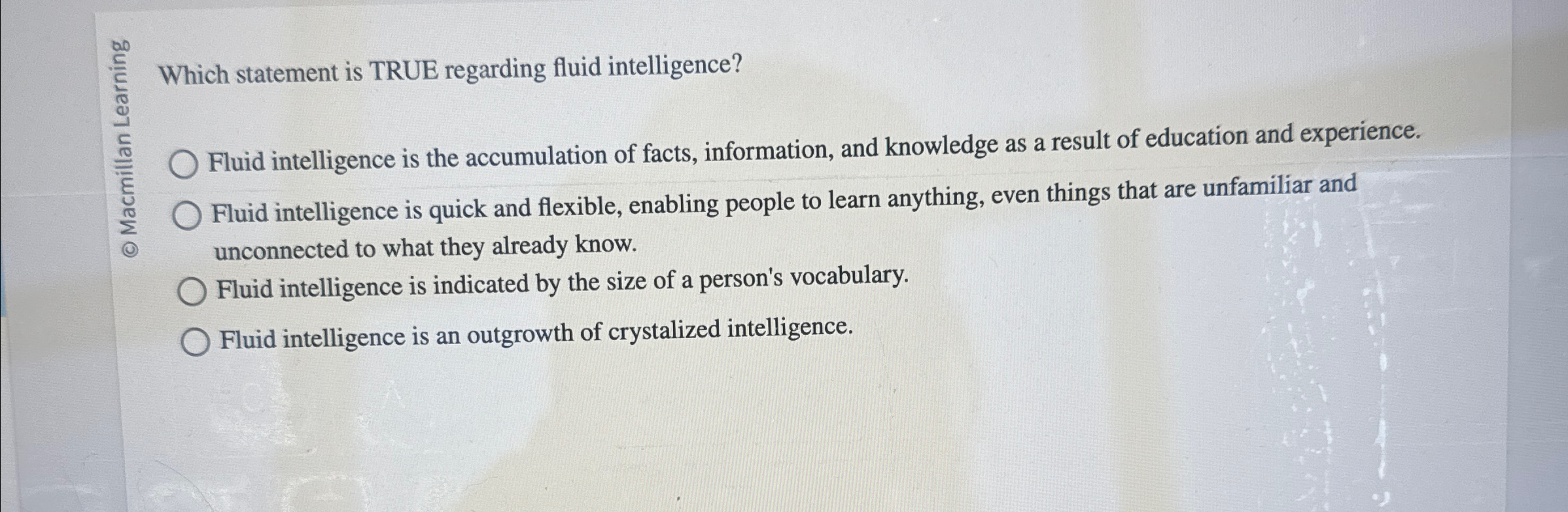 Solved Which statement is TRUE regarding fluid | Chegg.com