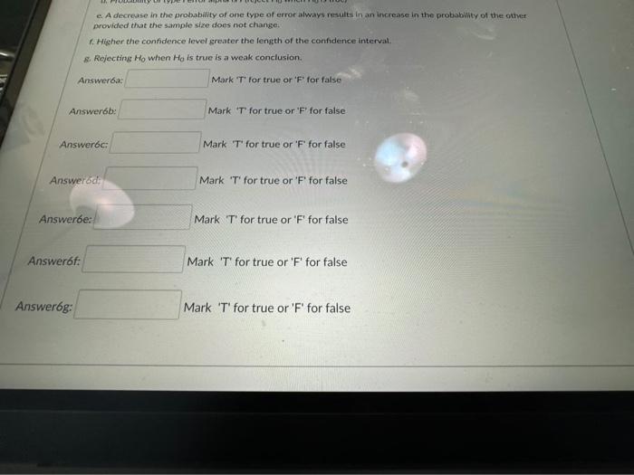 Solved Question 6 Points (14) 6. Mark the following | Chegg.com