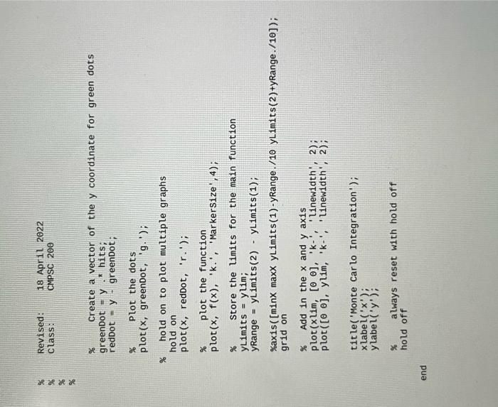 Solved write whole code in MATLAB only and use the last 3 | Chegg.com