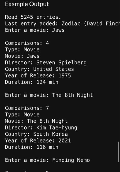 Solved Input File Details The file is structured as | Chegg.com