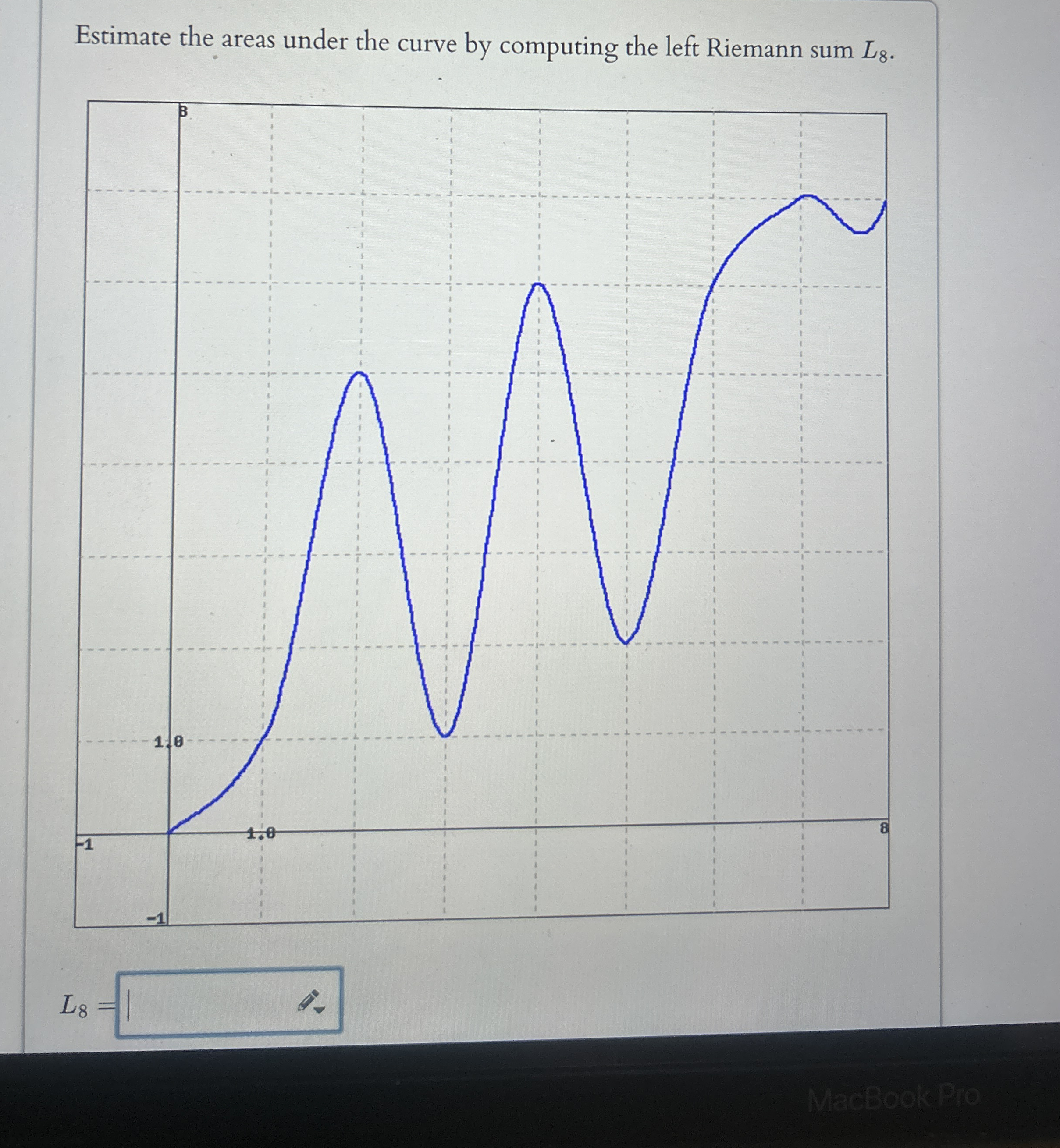 Solved Estimate the areas under the curve by computing the | Chegg.com