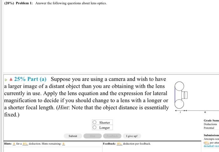 Solved (20\%) Problem 1: Answer the following questions | Chegg.com