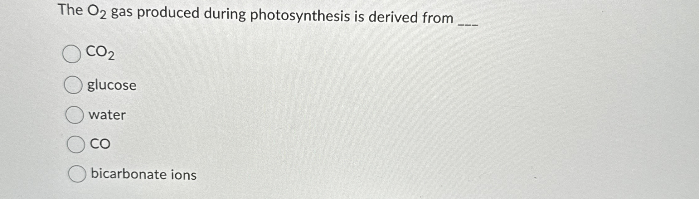 High Quality SOLUTION The O2 ﻿gas produced during photosynthesis is ...