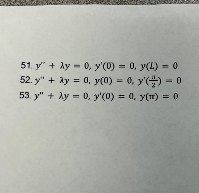 Solved Find the eigen values and eigen functions for the | Chegg.com Solved Find the eigen values and eigen functions for the | Chegg.com