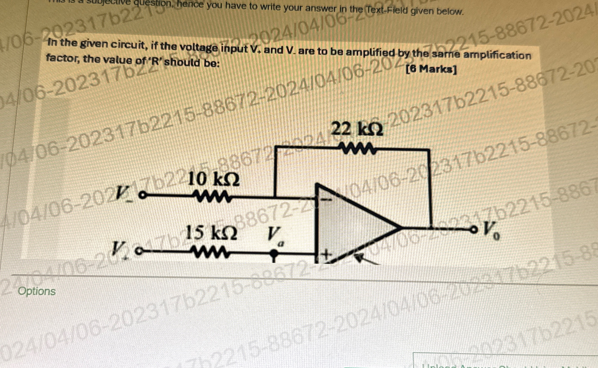 In the given circuit, if the voltage input V+and V. | Chegg.com