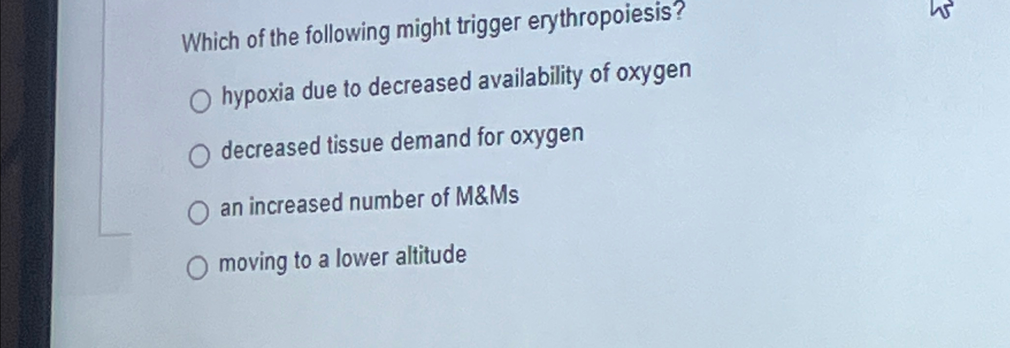 Solved Which of the following might trigger | Chegg.com