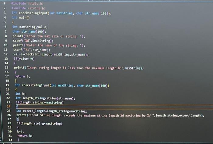 Solved C LanguageCreate a .h and a makefile for this code | Chegg.com