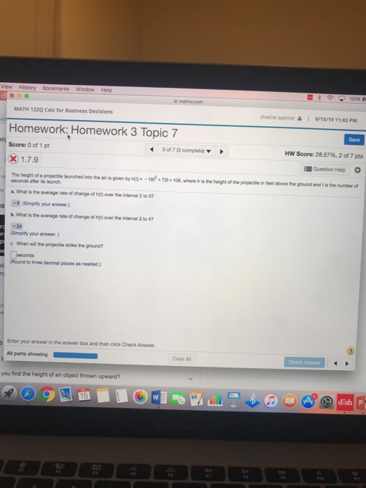 Solved ew History Bookmarks Window Help mathal.com MATH 1220 | Chegg.com
