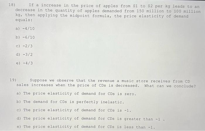 Solved Please help with the following mutiple choice | Chegg.com