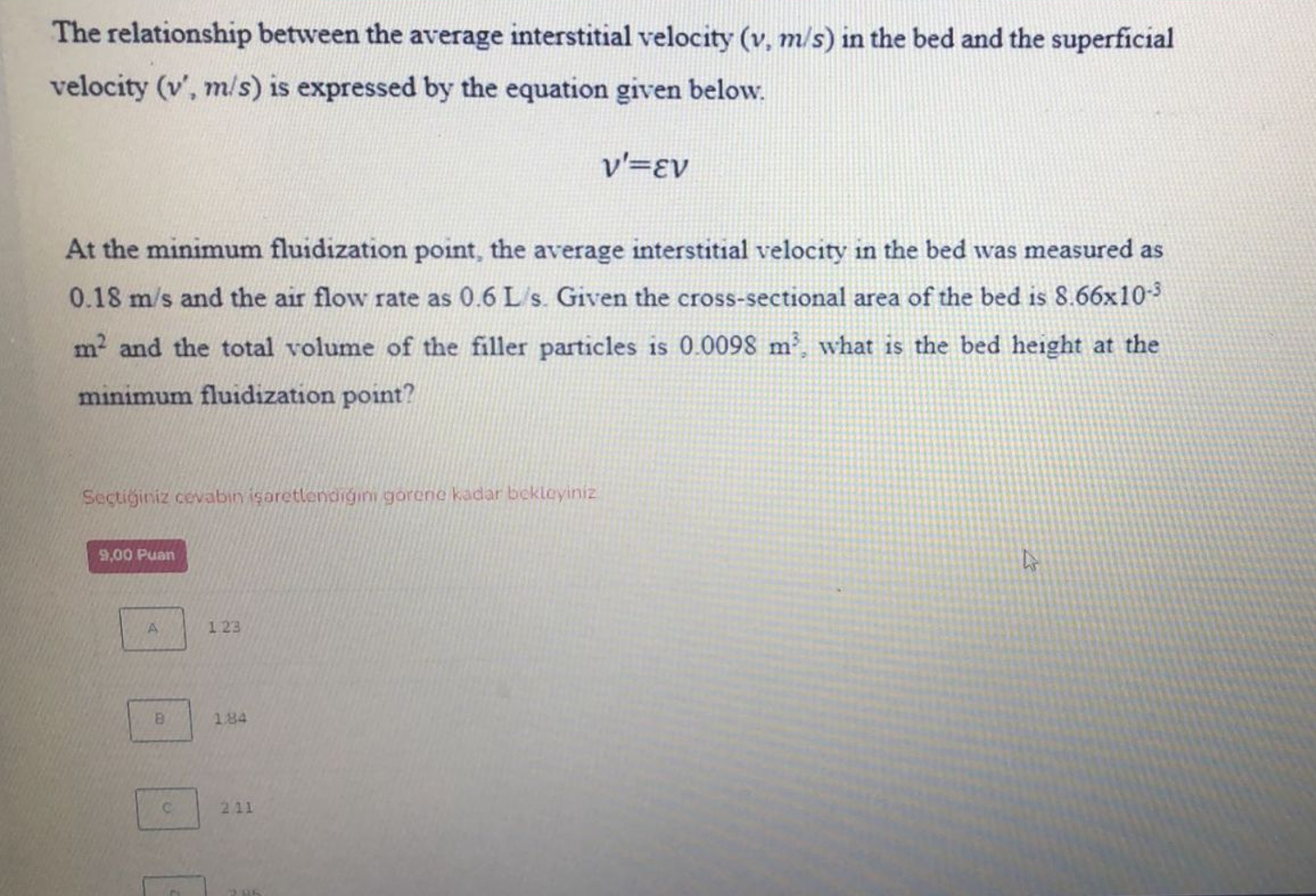 Solved The relationship between the average interstitial | Chegg.com