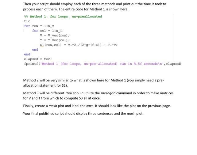 Solved Section 2: Stopping distance (vectorization to | Chegg.com