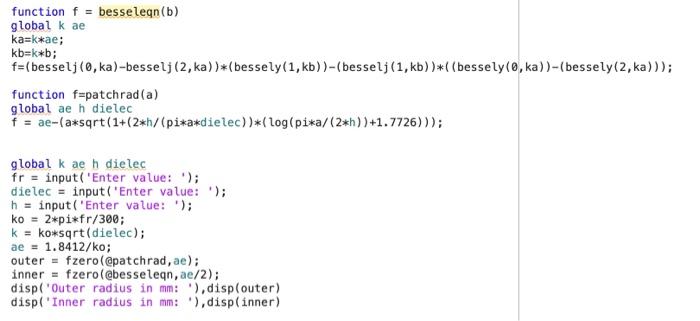 Solved This Matlab code I wrote doesn't want to work and I | Chegg.com