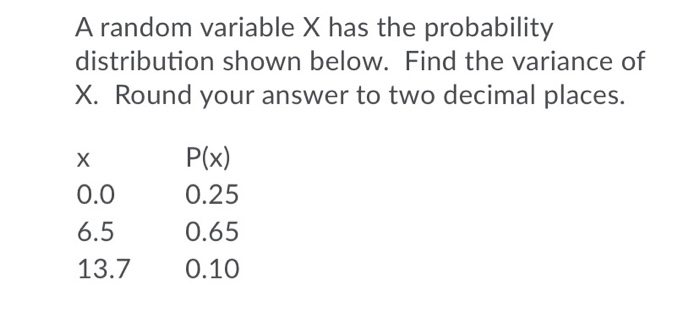 Solved A random variable X has the probability distribution | Chegg.com