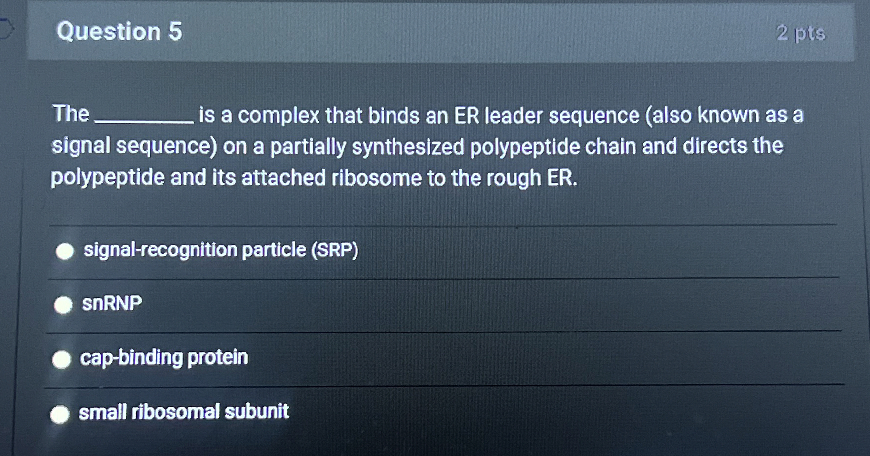 Solved Question 52. ﻿pisThe q, ﻿is a complex that binds an | Chegg.com