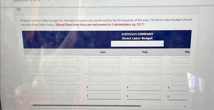 Solved Sheridan Company makes and sells artistic frames for | Chegg.com